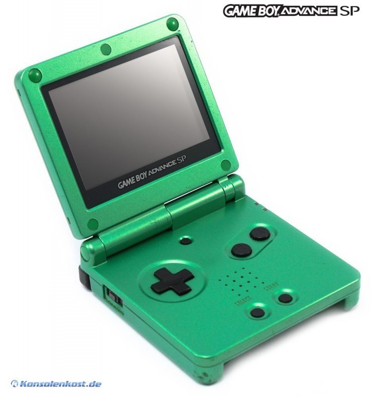 GameBoy Advance SP - Konsole GBA Sp #Green Special Edition (Australia ...
