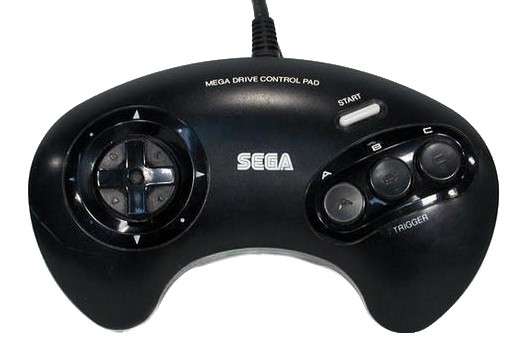 Mega Drive - Original Sega 3-Button-Controller No.1650 (gebraucht) Sega ...