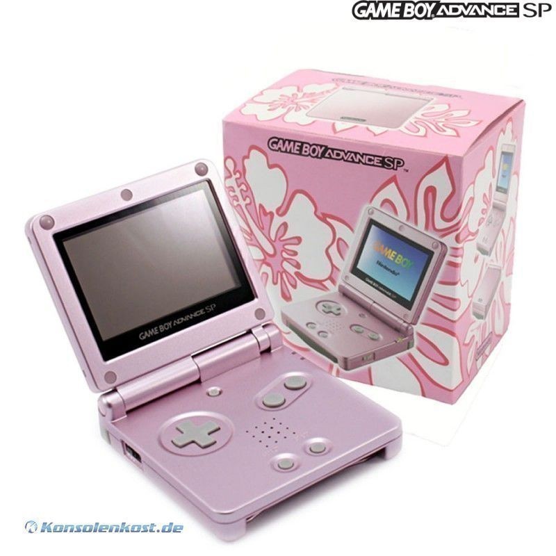 GameBoy Advance - Konsole GBA SP #pink AGS-101 (inkl. Netzteil) (mit ...