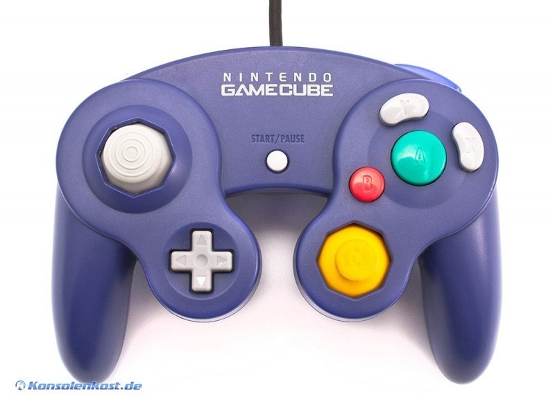 Gamecube - original Nintendo Controller / Pad #lila DOL-003